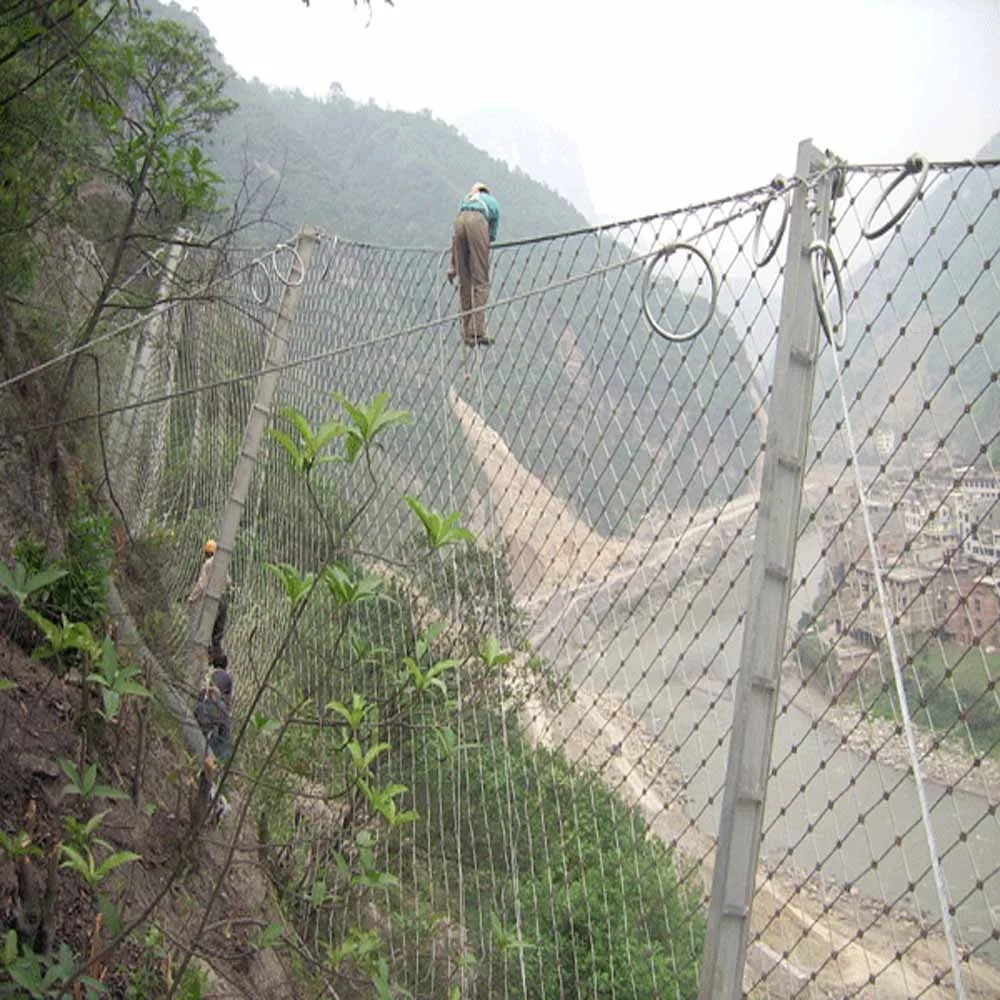 Factory Direct Sale Wire Mesh Rope For Slope Protection,Slope ...