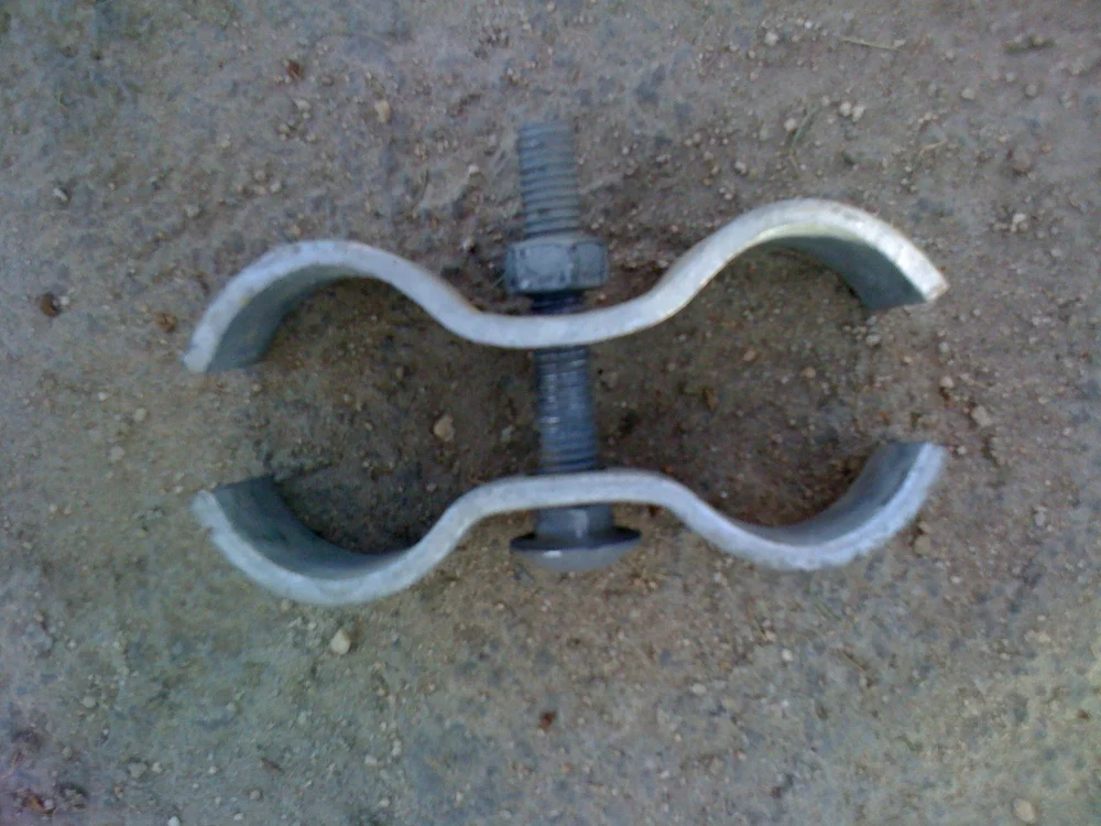 Temporary Fencing Clamps Galvanized Conduit Pipe Saddle Clamp - Buy Temporary Fencing Clamps ...