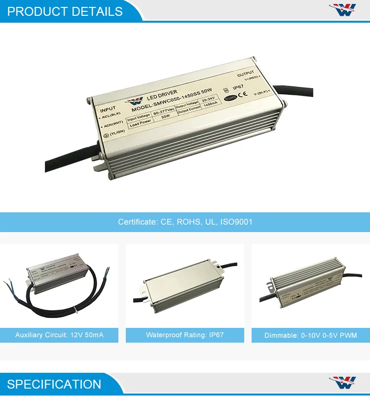 12w 24w 25w 35w 50w 100w 150w 350ma 700ma 1050 Ip20 Ip67 Plastic Metal ...