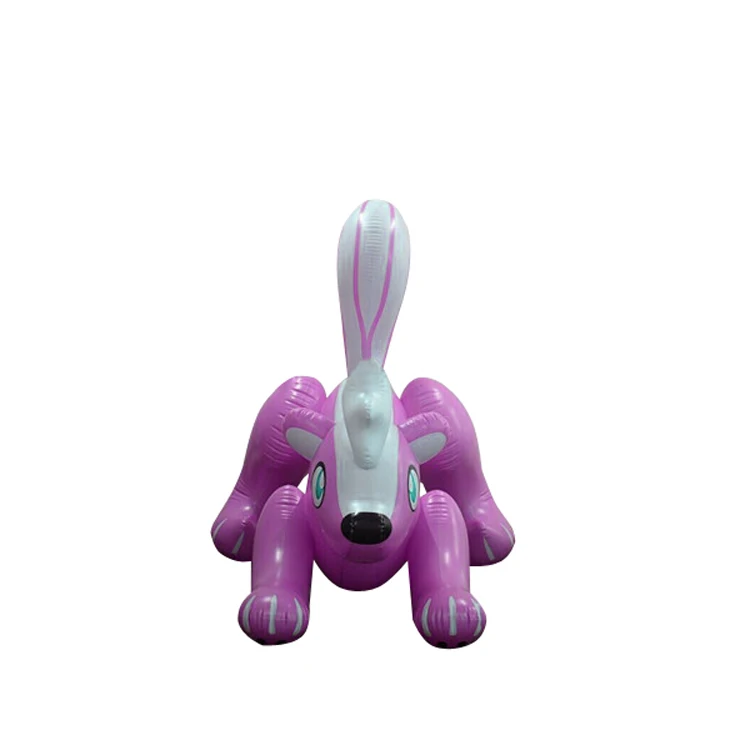0.35mm PVC Inflatable Pink Skunk Cartoon Model for Advertising