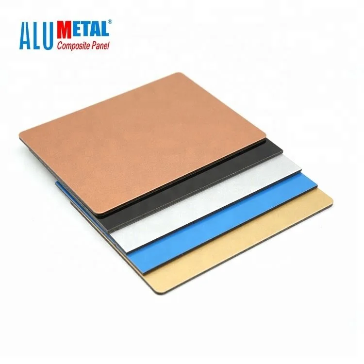 Alumetal Silver Pvdf Acp Aluminium Composite Panel Facade Alucobonds ...