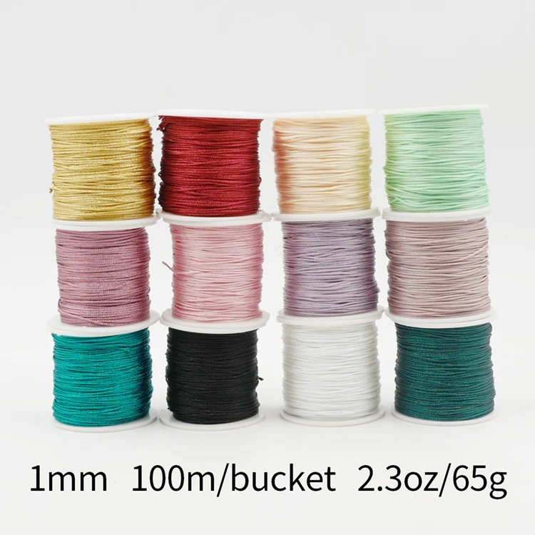 New 1mm Pet Cord 100m Woven Rope Jewelry Accessories - Buy Woven Cord ...