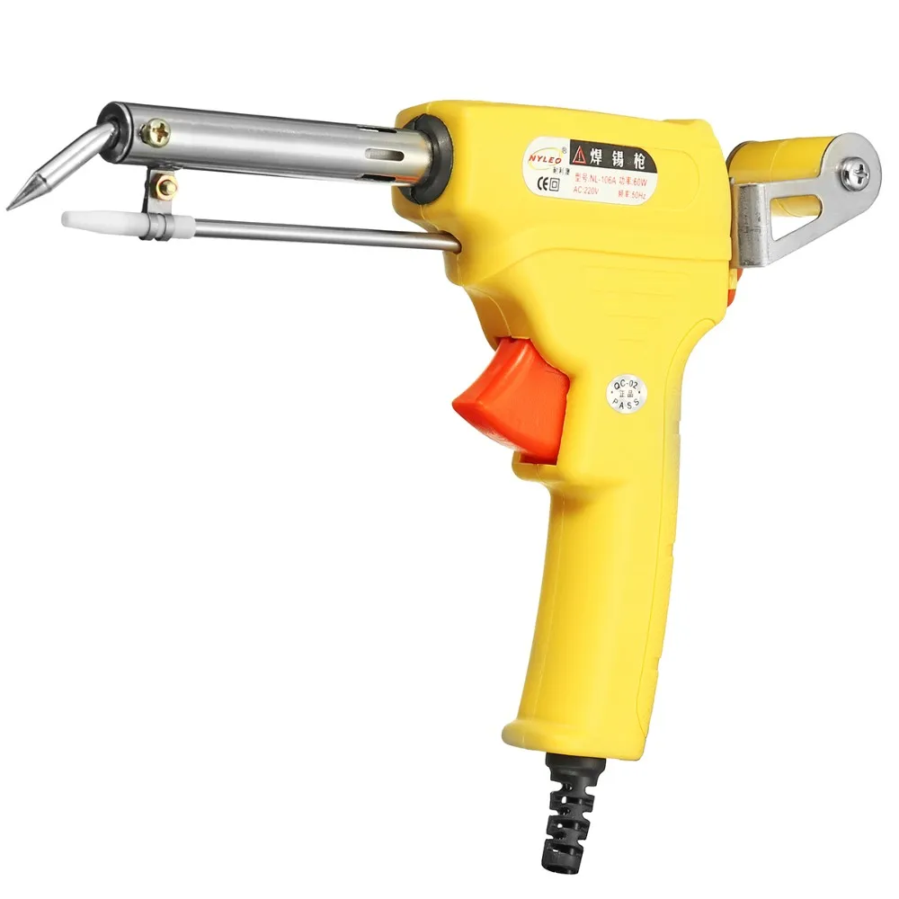 220v 60w Manual Soldering Machine Welding Tool Electric Solder Iron Gun ...