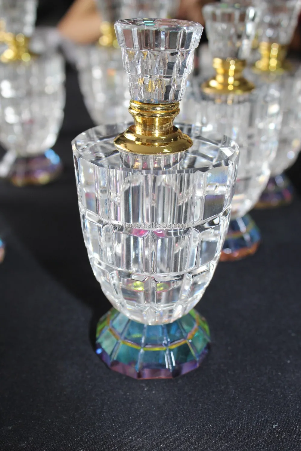 Beautiful Antique Decorative Crystal Swan Perfume Bottle Wedding Favor ...