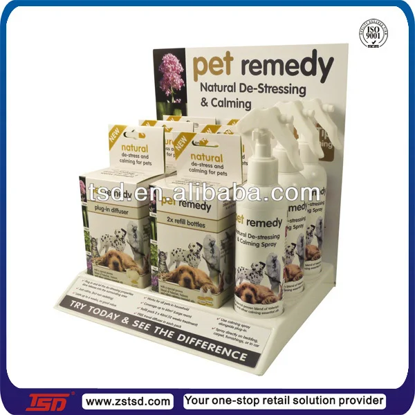 Promotion Pet Remedy Acrylic Table Top Display Shelves,Pet Food Display ...