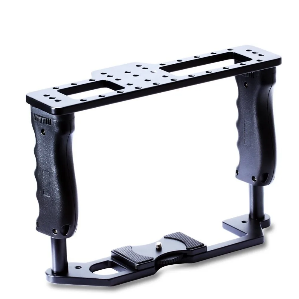 Aluminum Dslr Camera Cage Kit With 15mm Rod Rig For Pentax 5d Mark Ii ...