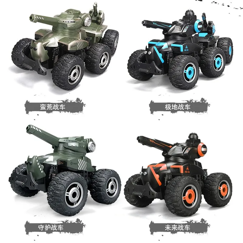 Rc Toy Vehicle 6 Wheels Military Rc Car With Water Shooting - Buy Rc ...