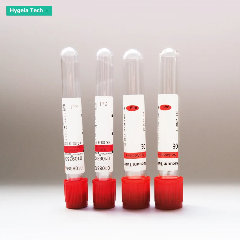 Red Top No Addtive Collection Tube Vacutainers - Buy Red Top Tube Blood ...
