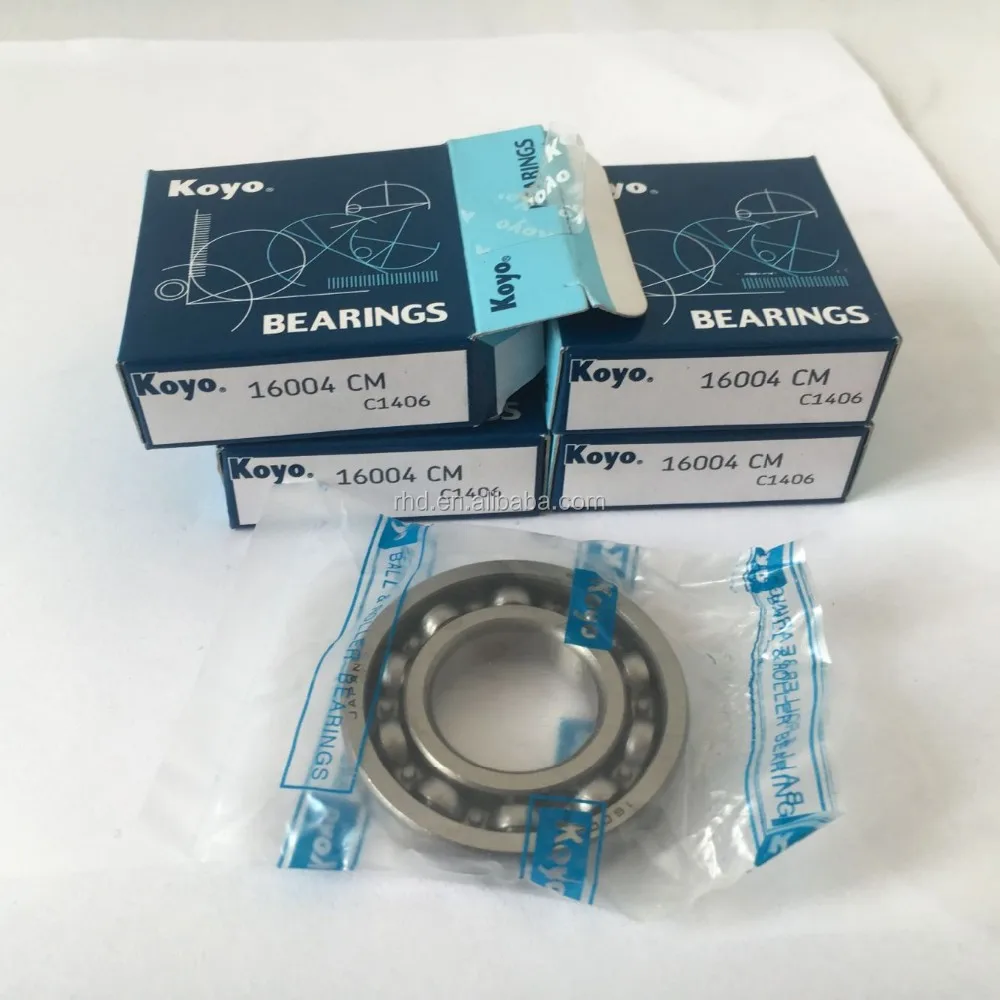 Koyo 16004cm 16004 Deep Groove Ball Bearing Size 20*42*8 Mm - Buy Koyo ...