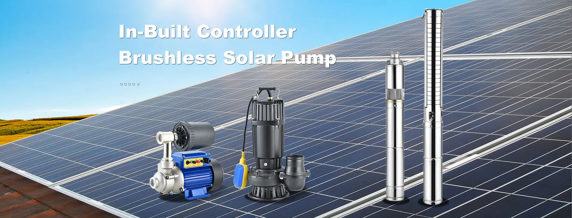 LIQB in-Built Series DC Surface Sola Water Pump - 1 Year Warranty