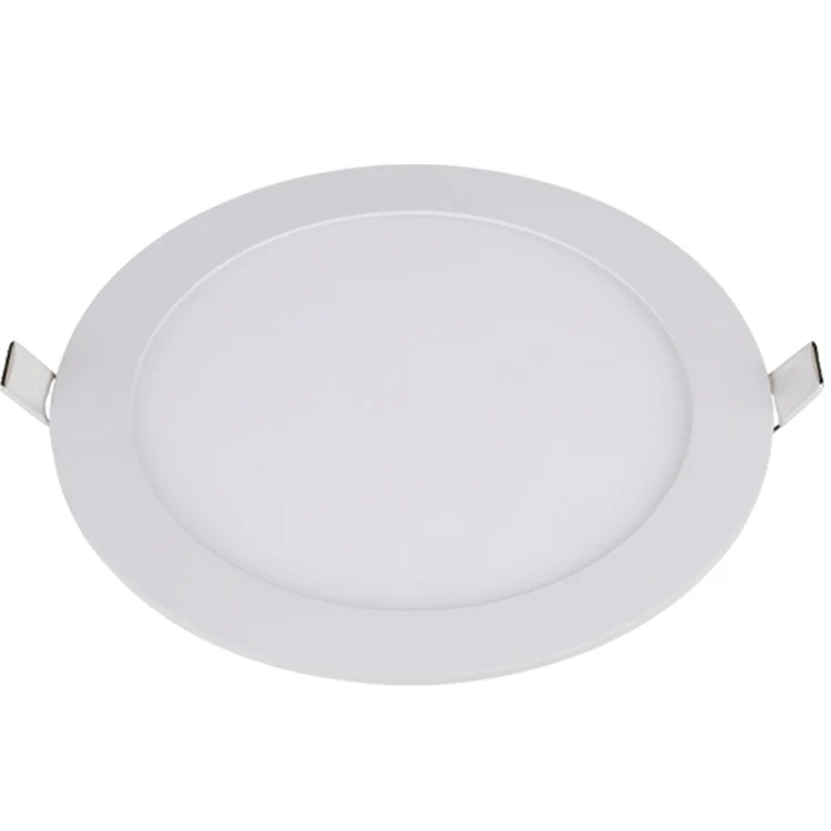 Lampu Panel Datar Bulat Ramping Desain Ultra Tipis 18w Langit-langit ...