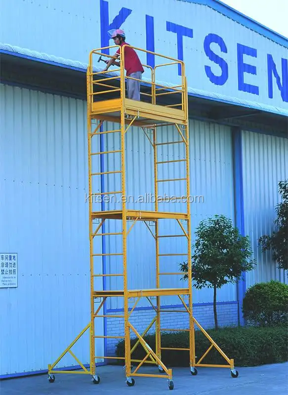 Multifunctional Rolling Steel Scaffold With/Without Guardrail System ...