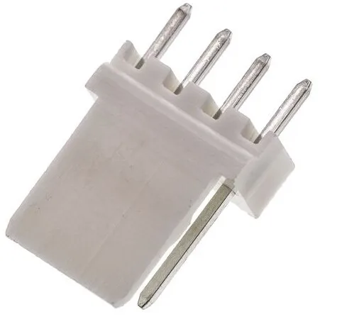 Molex Connector 2.5mm Pitch 5045 Series 4 Pin Header 22-04-1041 Wire To ...