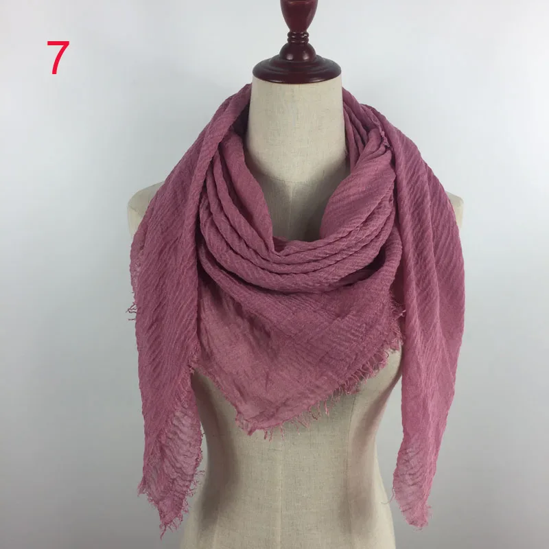 Wholesale Solid Color Scarves - Soft Cotton, 32 Colors