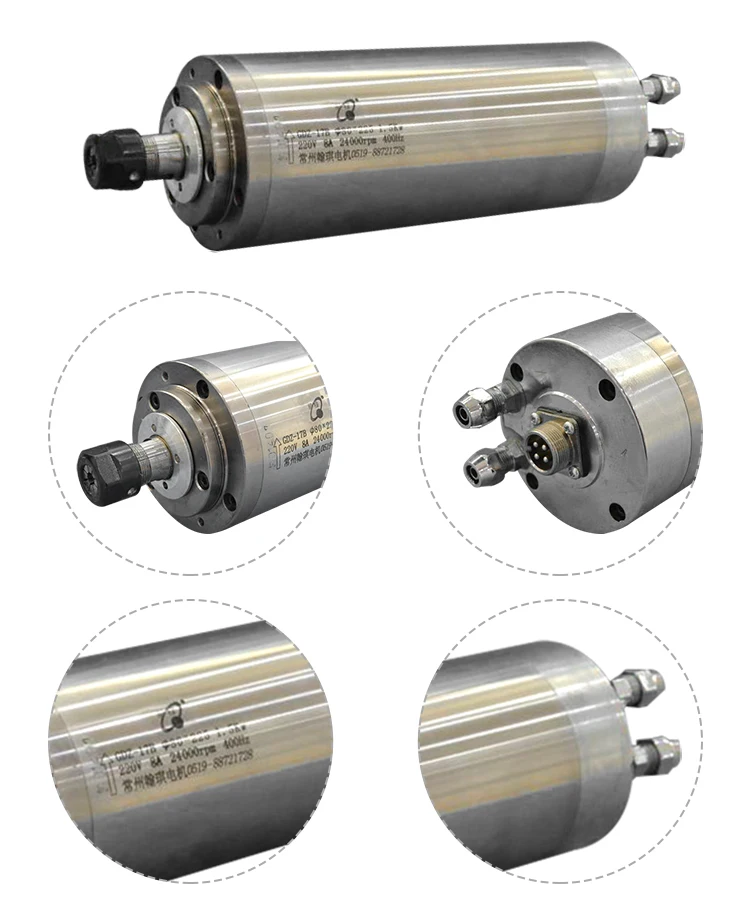 Wholesale 1.5 Kw 24000 Rpm Iso20 Atc Water Cooling Spindle Motor - Buy 1.5kw Water Cooling ...