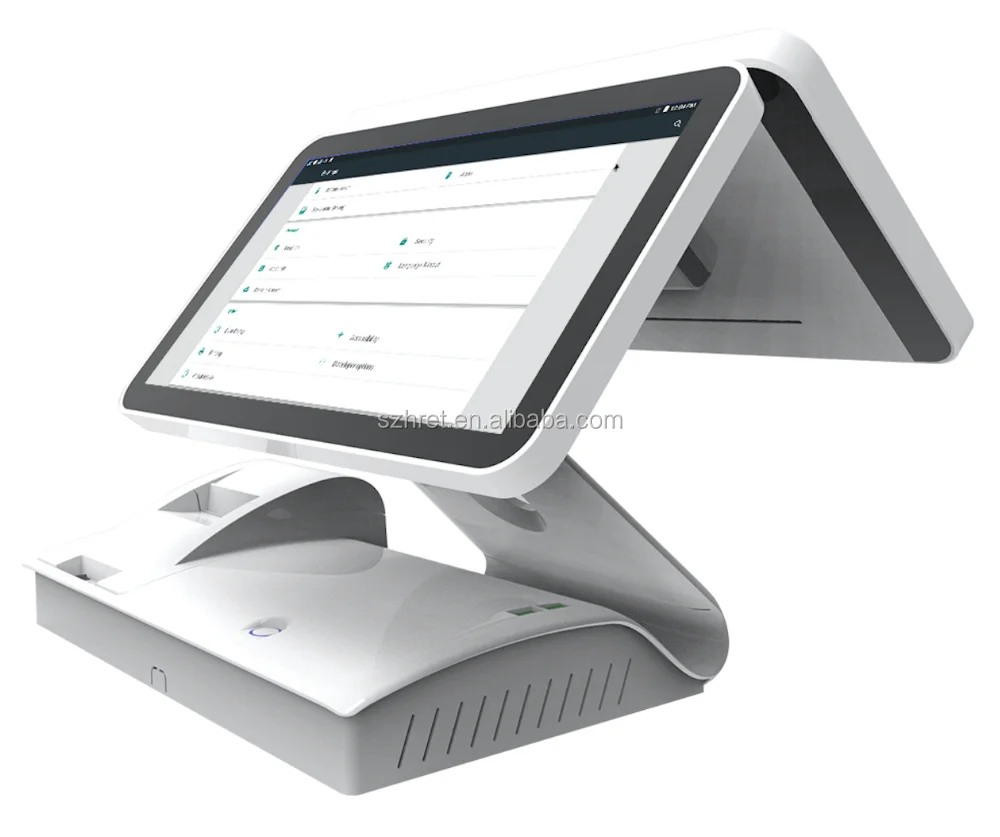 Dual Display Tablet Windows 10 Pos System Intel I5 Big Screen Pos ...