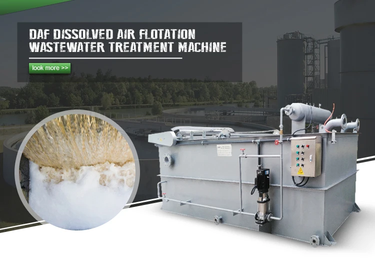 Small Containerized DAF Dissolved Air Flotation Wastewater Treatment ...