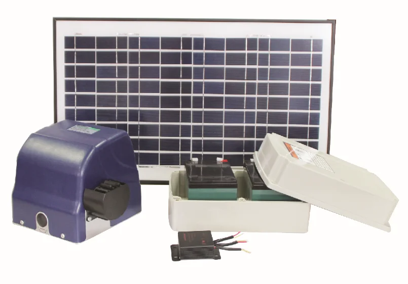 Solar Powered Panel Automatic Sliding Door Motor Electric Gate Motors ...