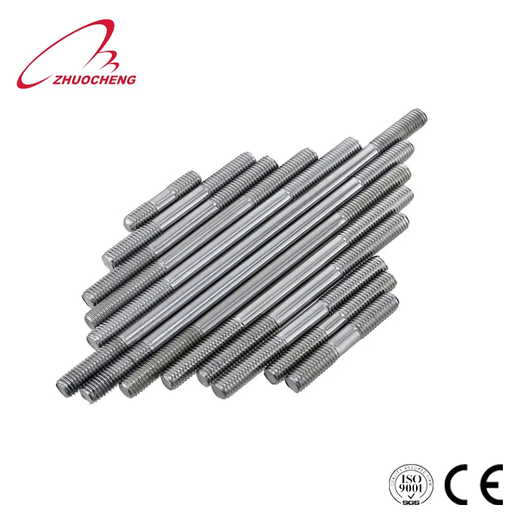 Double End Threaded Stud Bolt With Hex Nut For Making Machine - Buy ...