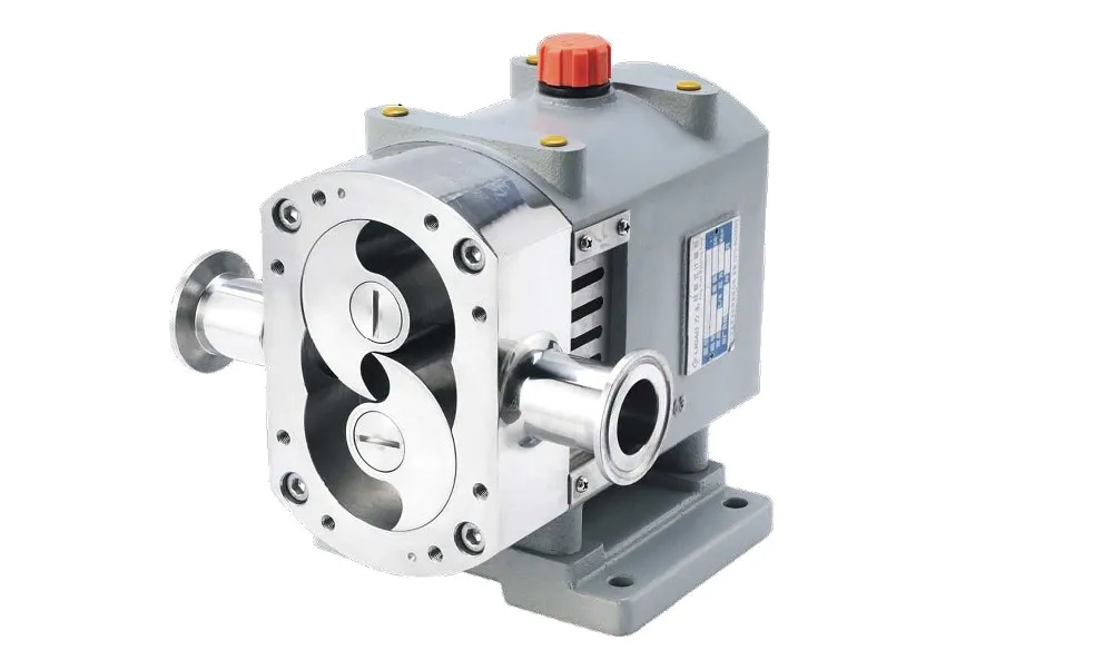 3000L/H SS304 Rotary Lobe Pump, 3HP Electric, Ideal for High Viscosity ...