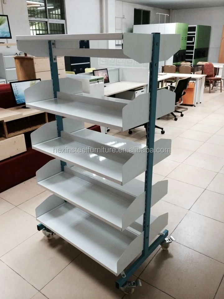 Moveable Book Shelves/double Face Steel Book Shelves Steel Library ...