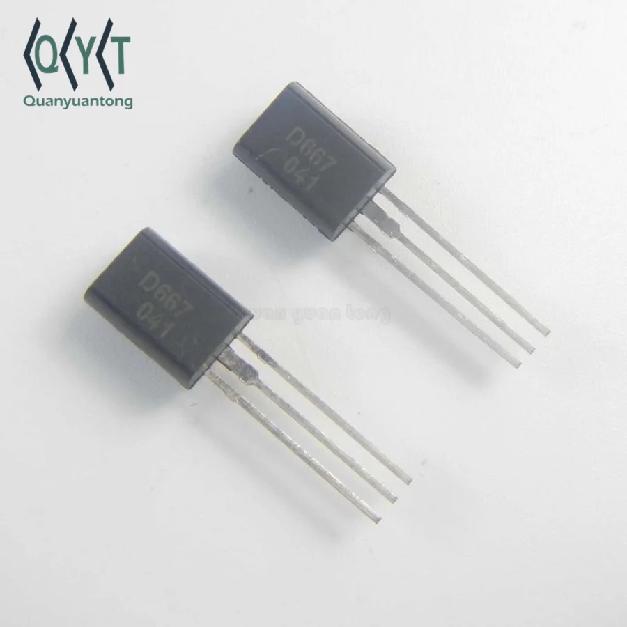 New Original To-92 Npn Power Amplifier Transistor 2sd667 D667 2sb647/a ...