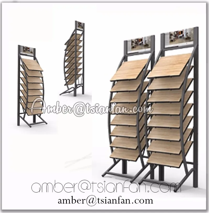 Factory Wholesale Wood Flooring Display Racks/laminate Tile Sample Rack ...