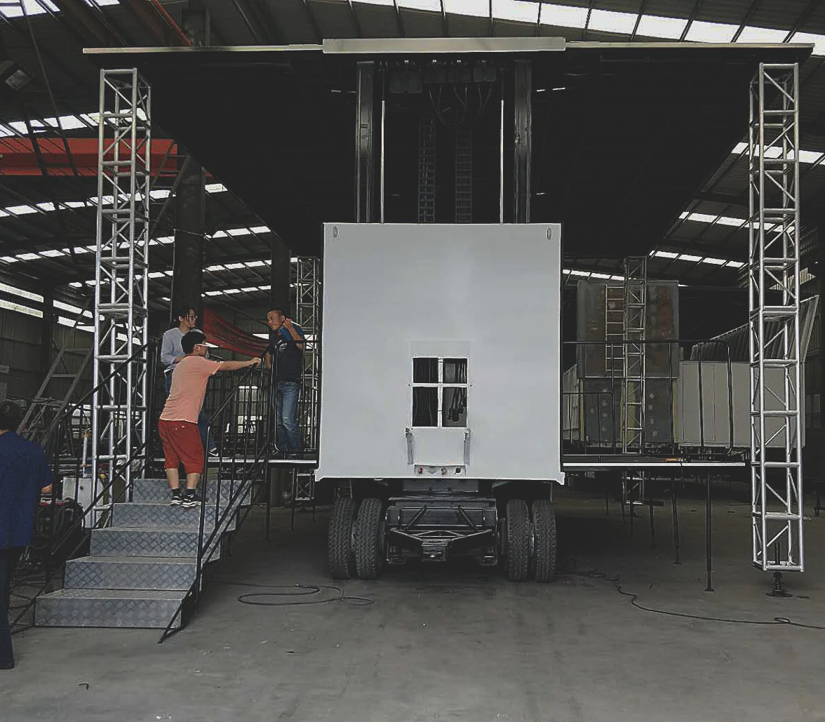 Removable Mobile Stage Semi Trailer Truck - Buy Removable Mobile Stage ...