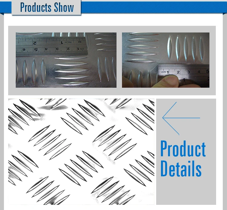 Aluminium Tread Plate 5 Bar Pattern En Aw1050a H14/h24 - Buy Aluminium ...
