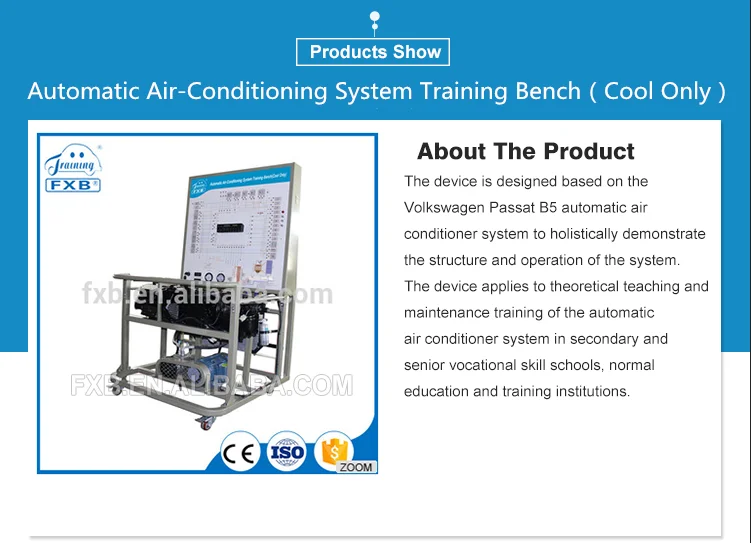 Automotive Engine Educational Training Equipment Air Conditioning ...