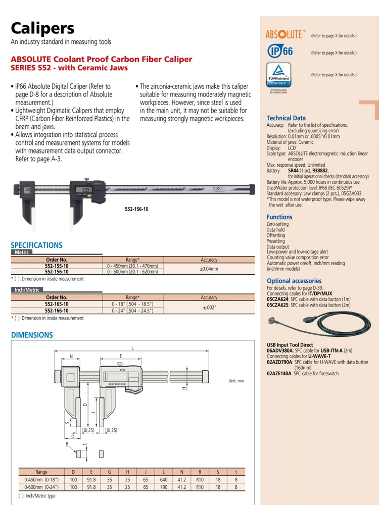 Mitutoyo 450mm 3 Point Outside Caliper Gauge - Buy Caliper Gauge ...