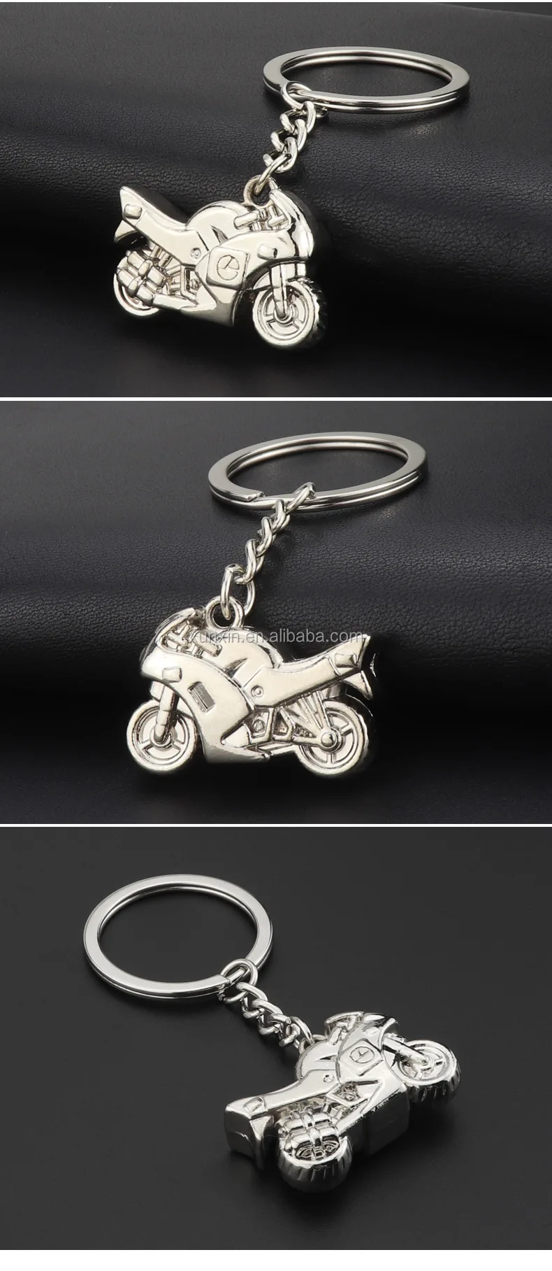 Wholesale Fashion 3d Motorcycle Mold Metal Keychains Made In Chain ...