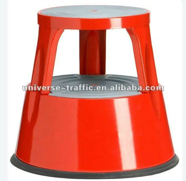 Orange Safety Step Stool - Durable & Versatile Furniture