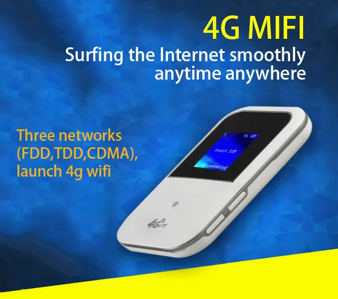 Mini Portable Wireless Wifi 4g Lte Router 192.168.1.1 Hot Spot Device ...