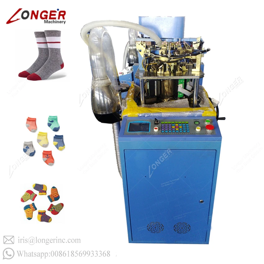 Industrial Full Automatic Knitted Korea Woman Man Socks Knitting ...