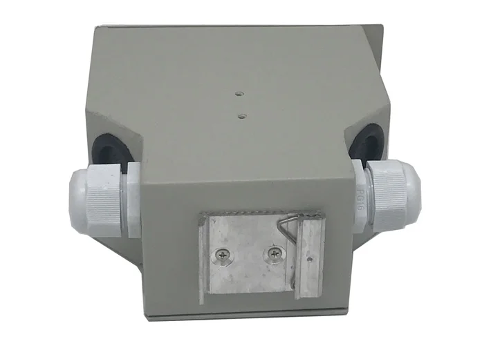 12 Port Quadruplex LC Din-Rail Mounted Fiber Optic Splice Box