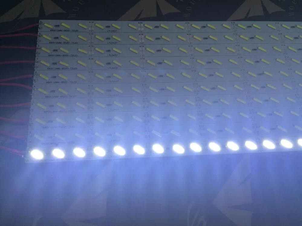 12mm Width Aluminum Led Hard Strip 8520 120d Horizontal Single Line ...