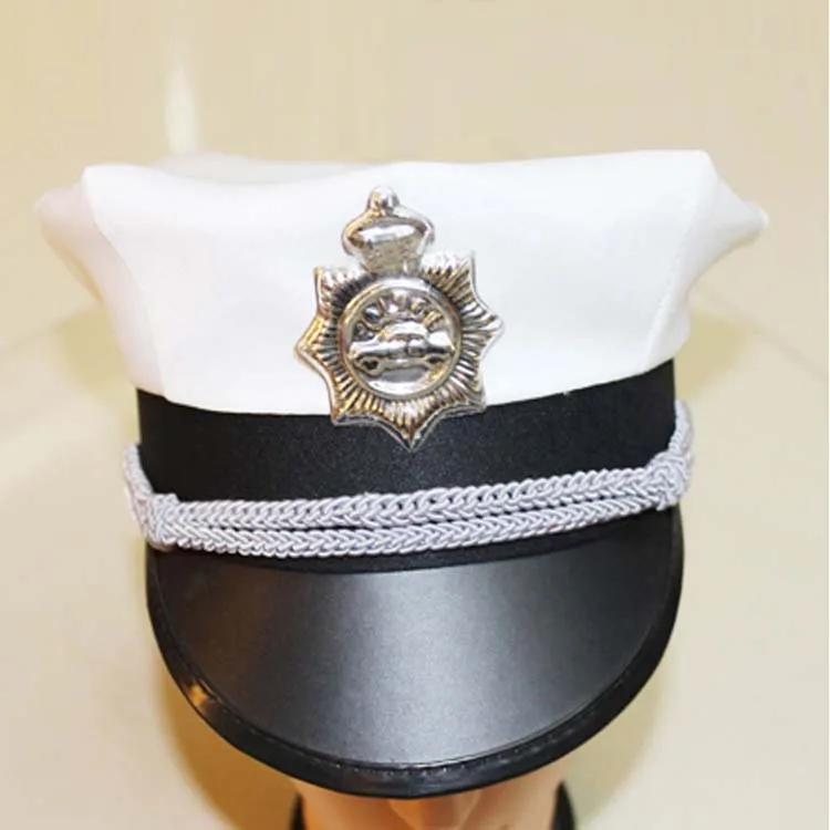Party Costume Police Peaked Caps - Buy Police Peaked Caps,Custom ...