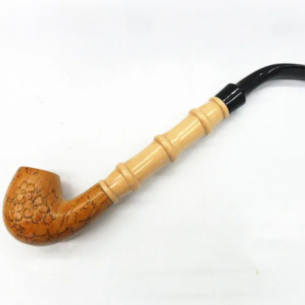 Modern Resin Tobacco Pipes Exquisite Bamboo Long Smoking Pipe - Buy ...