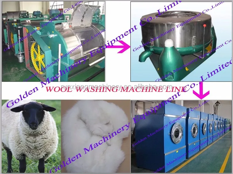 Washing Machine/washing Wool Machine Automatic Industrial Sheep Wool ...