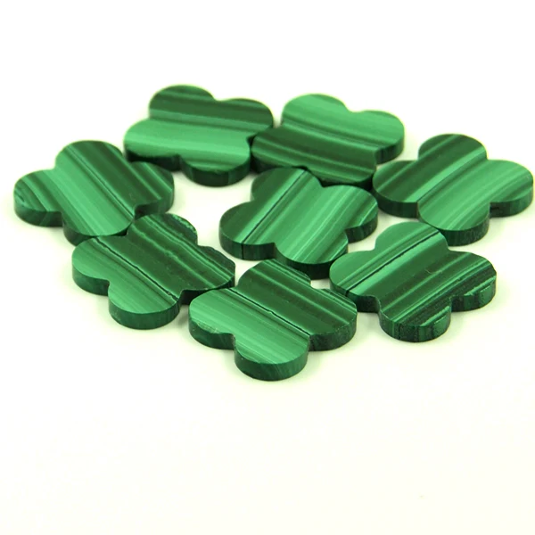 Natural Malachite Marquise Shape Double Flat With Hole Natural ...