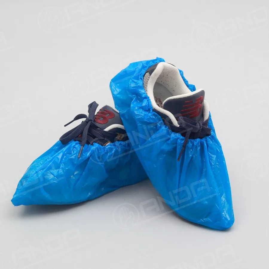 Ads001 Pe Plastic Disposable Shoe Cover Cpe Shoe Cover For Foot - Buy ...