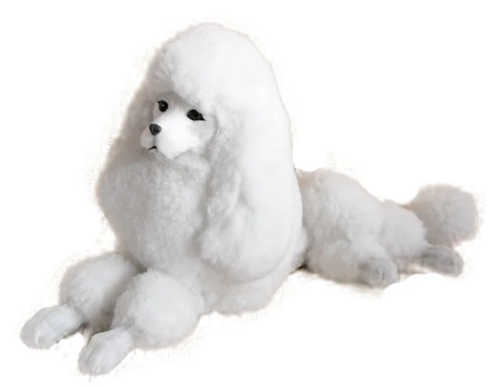 Dijual Poodle Putih Seperti Hidup Kustom Mainan Boneka Anak Anjing ...
