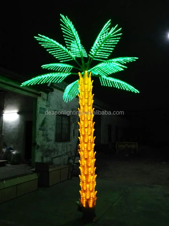 Lighted Coconut Palm Tree - Perfect for Indoor & Outdoor