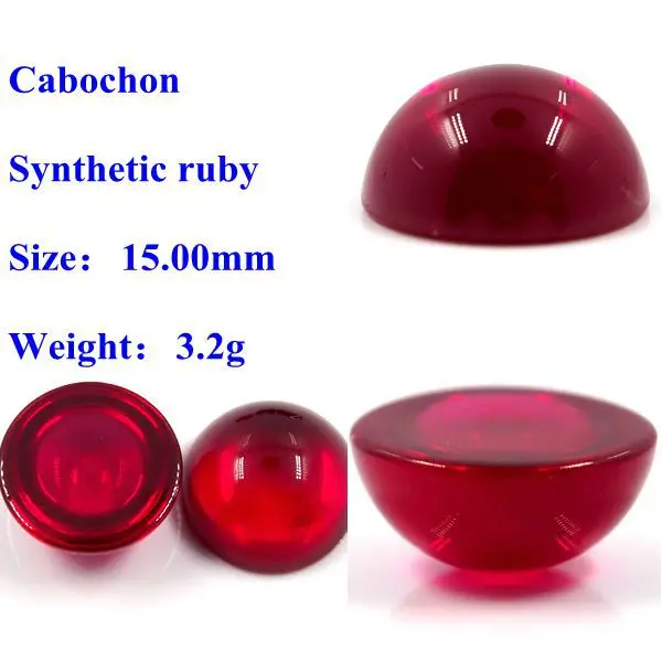 Wholesale Synthetic Ruby Gemstone Corundum Gemstone Cabochon - Buy ...