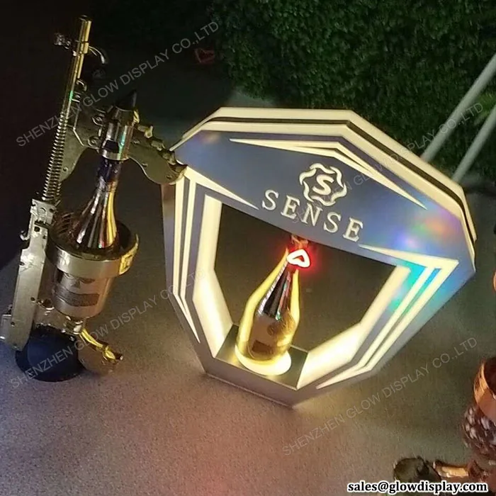 Custom Logo Bar Night Club Lounge Wine Glorifier Display Service Tray ...