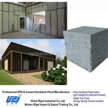 Expanded Polystyrene Cement Structural Insulated Panel Heat Insulation ...