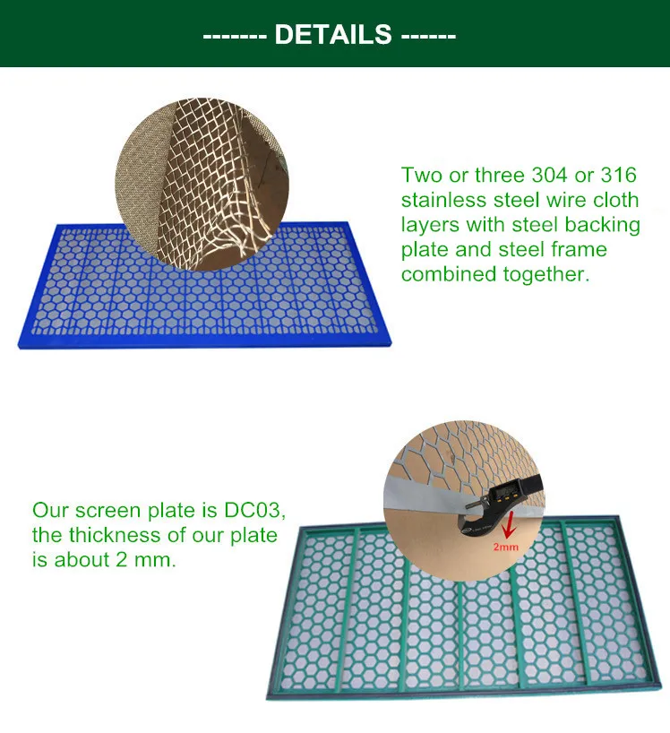 Vsm 300/vsm100 Shale Shaker Screens For Brandt Drilling Mud Separator ...