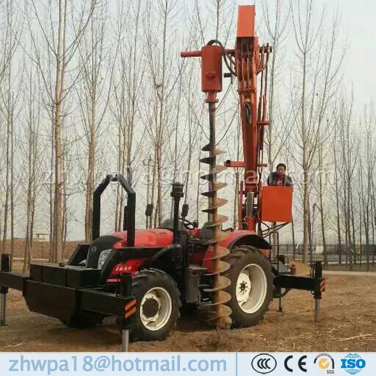 2015 New Type Pole Digger & Pole Erection Motors Handling Cranes - Buy ...