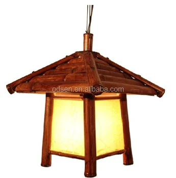 House Shape Bamboo Lamp Shades Lighting - Buy Bamboo Lamp Shades ...